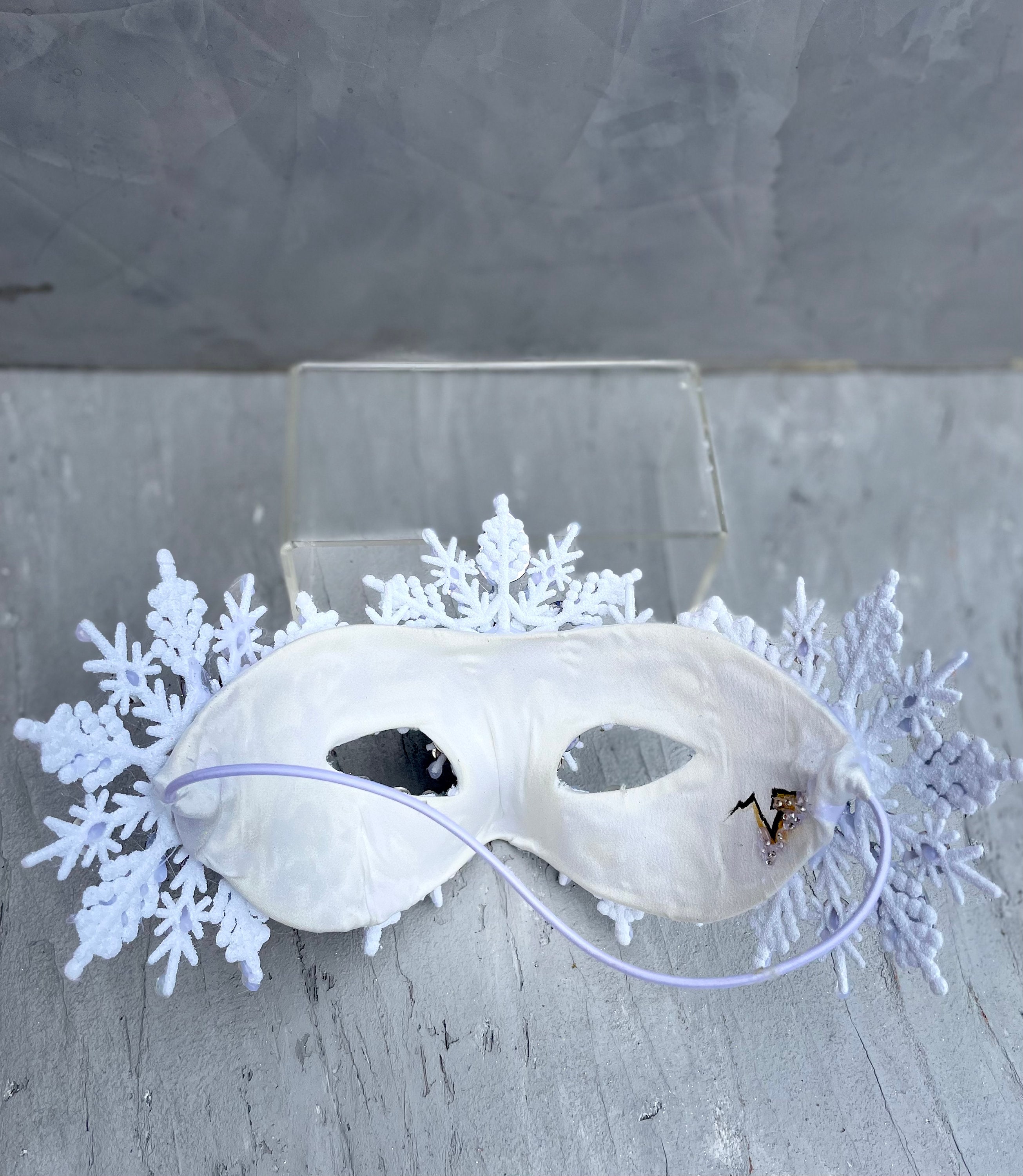 White Diamond Queen Masquerade Mask,snowflakes Mask,ice Queen Costume ...
