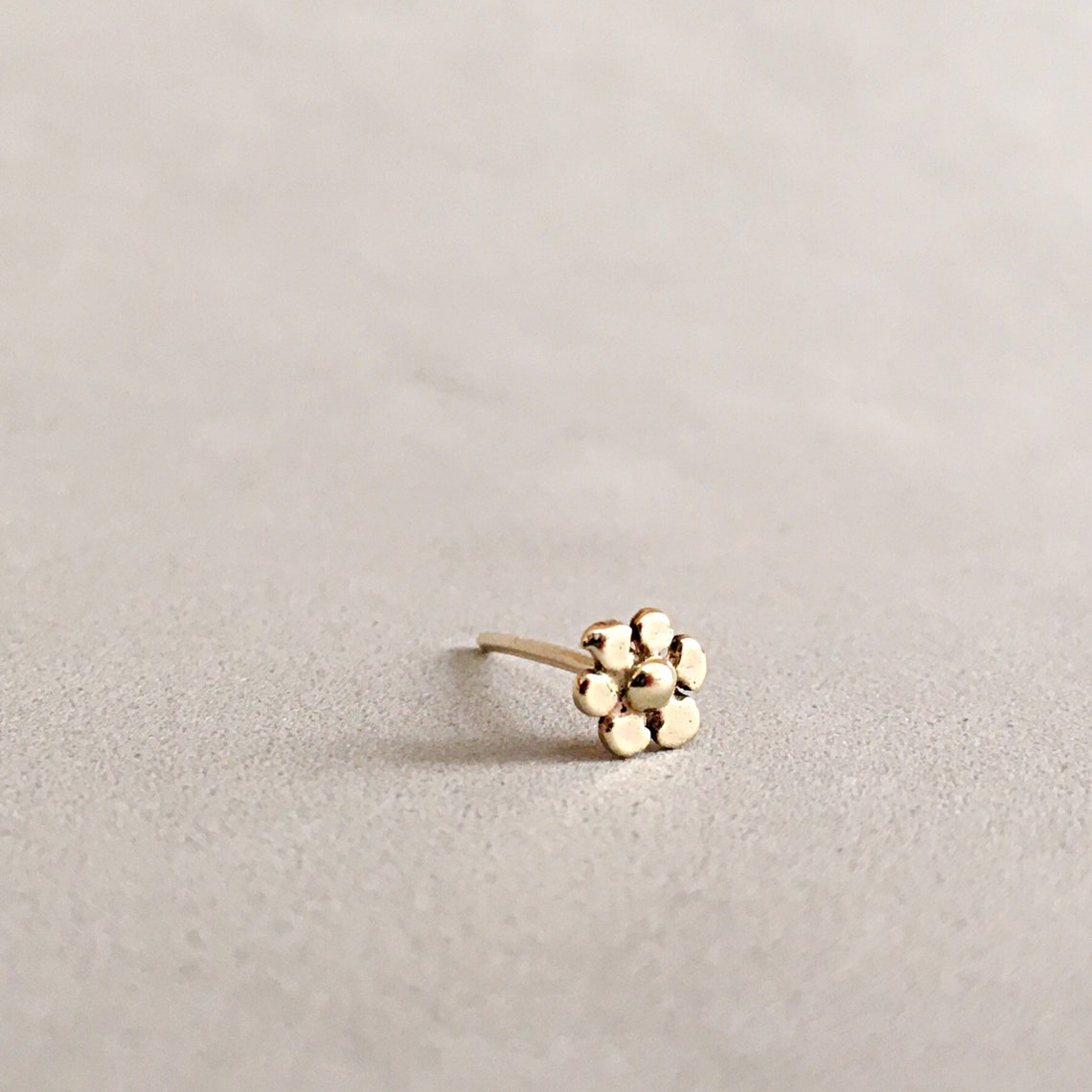 Helix Stud Earring 14K Gold Tragus Stud 20g 14K Earrings | Etsy