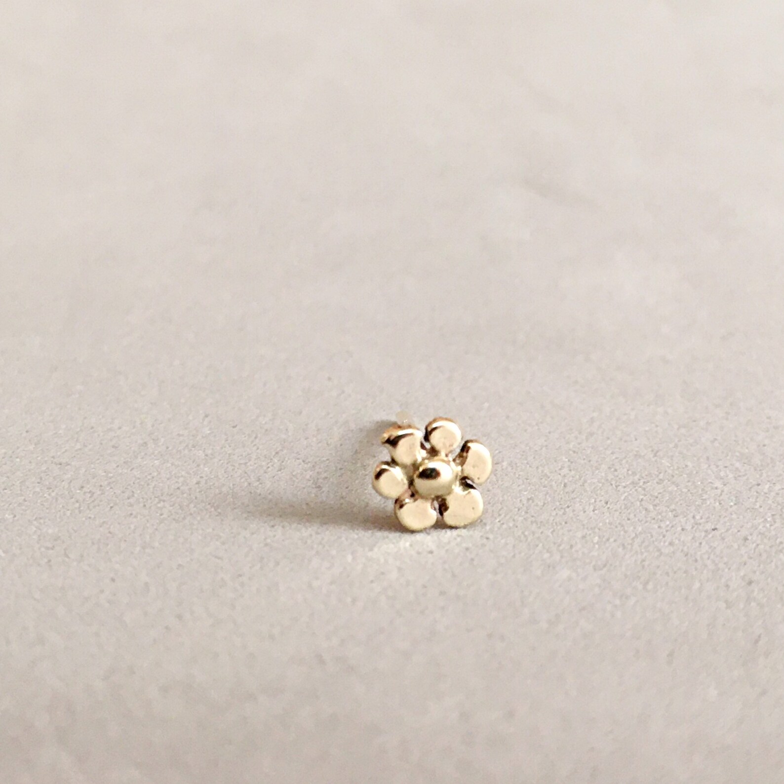 Helix Stud Earring 14K Gold Tragus Stud 20g 14K Earrings - Etsy