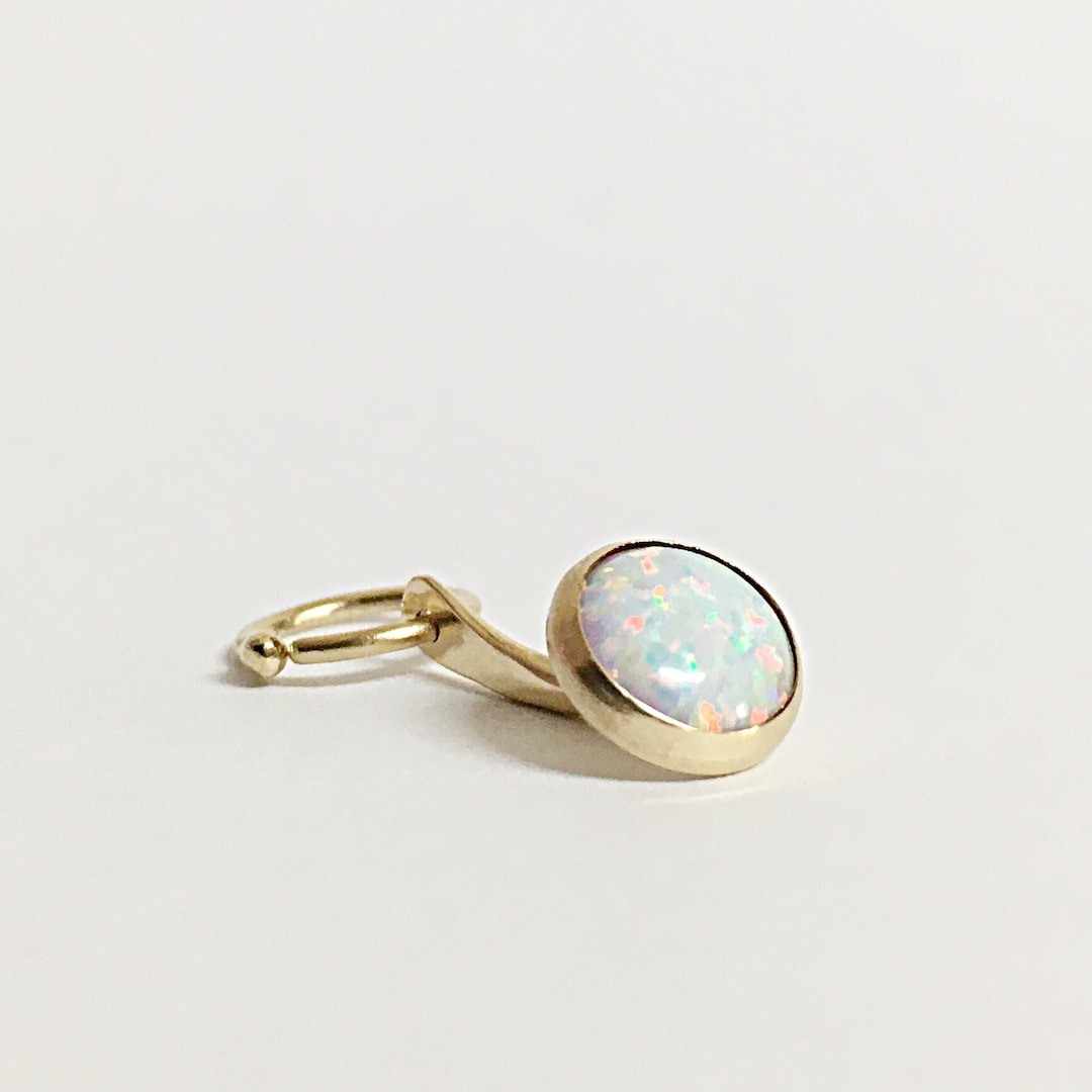 Belly Button Rings, Opal Navel Ring, Belly Jewelry Opal, Belly Piercing ...