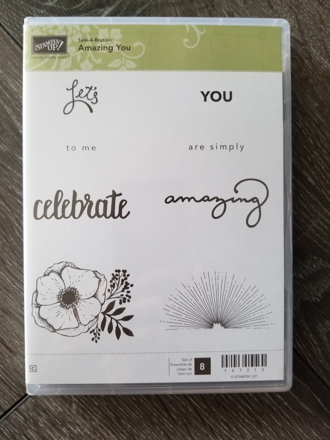 Stampin' Up Amazing You Stamp Set - Etsy