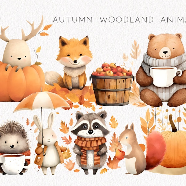 Autumn Clipart - Etsy