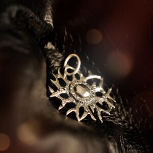 The Horned Sun Pendant, 925 Sterling Silver, Solar, God, Goddess ...