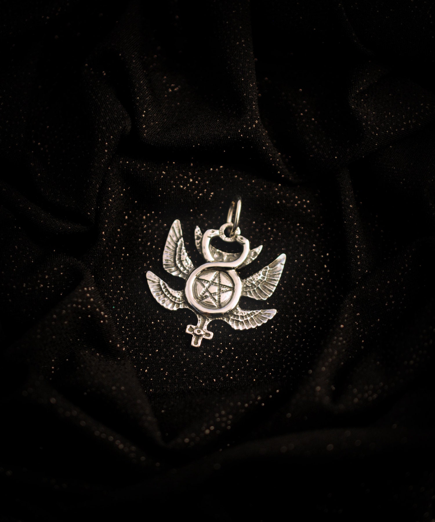 Hermes the Divine Trickster Pendant 925 Sterling Silver | Etsy