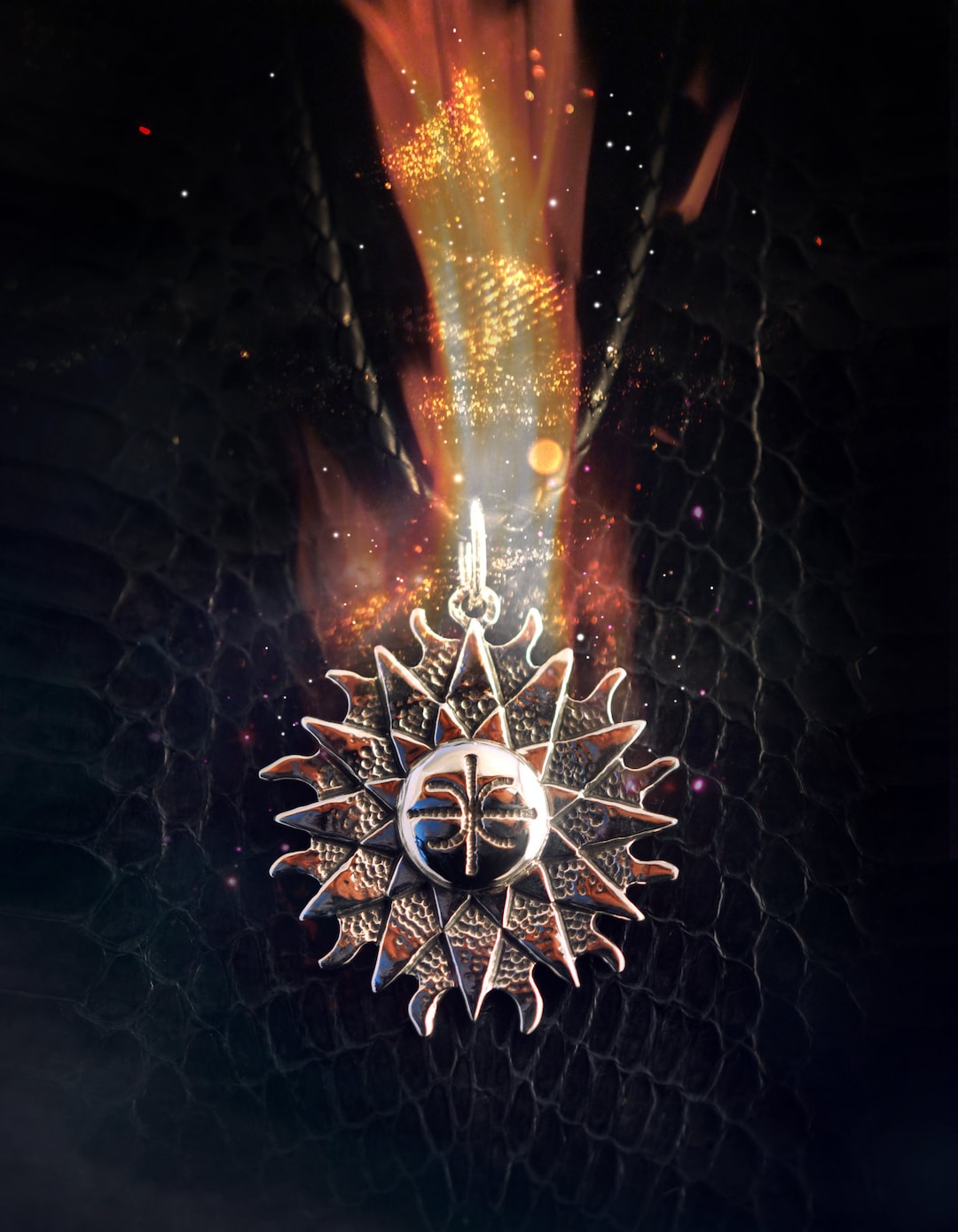 Apollo's Delphic Epsilon Talisman, 925 Sterling Silver, Greek Sun God ...