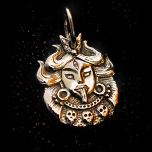 Ma Kali Pendant, 925 Sterling Silver, Mahakali, Kalika, Kalaratri ...