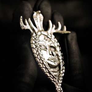 Hela, the Horned One Pendant, 925 Sterling Silver, Hel, Ear Rune, Norse ...