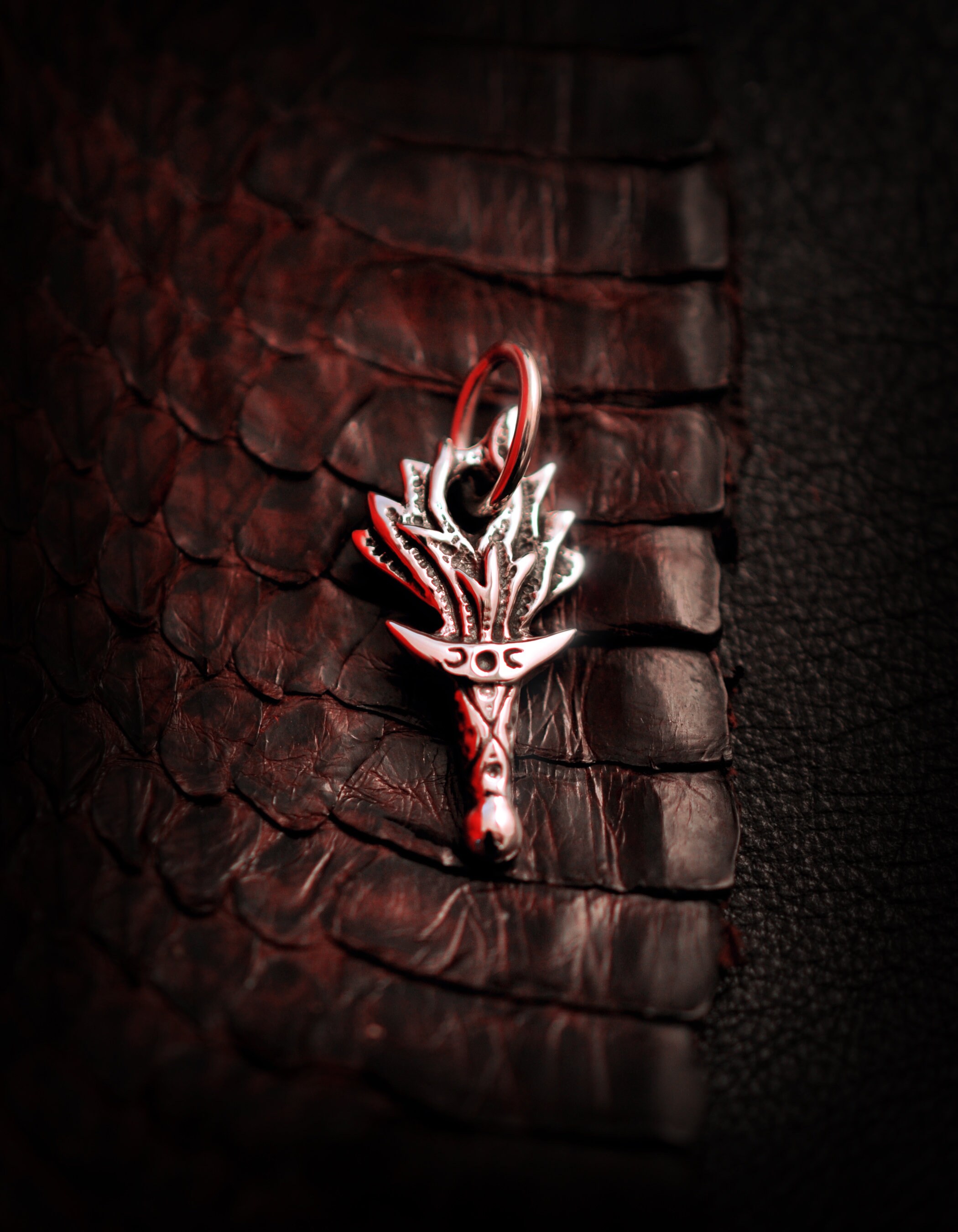 The Divine Torch of the Triple Goddess Charm 925 Sterling | Etsy