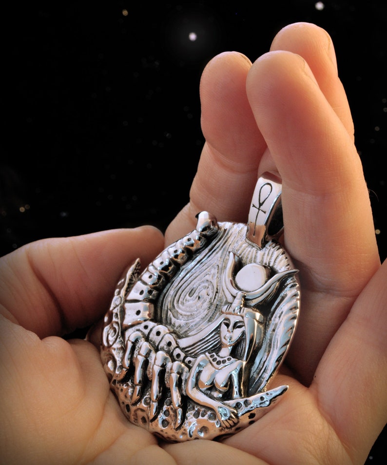 Selket the scorpion goddess pendant 925 sterling silver | Etsy