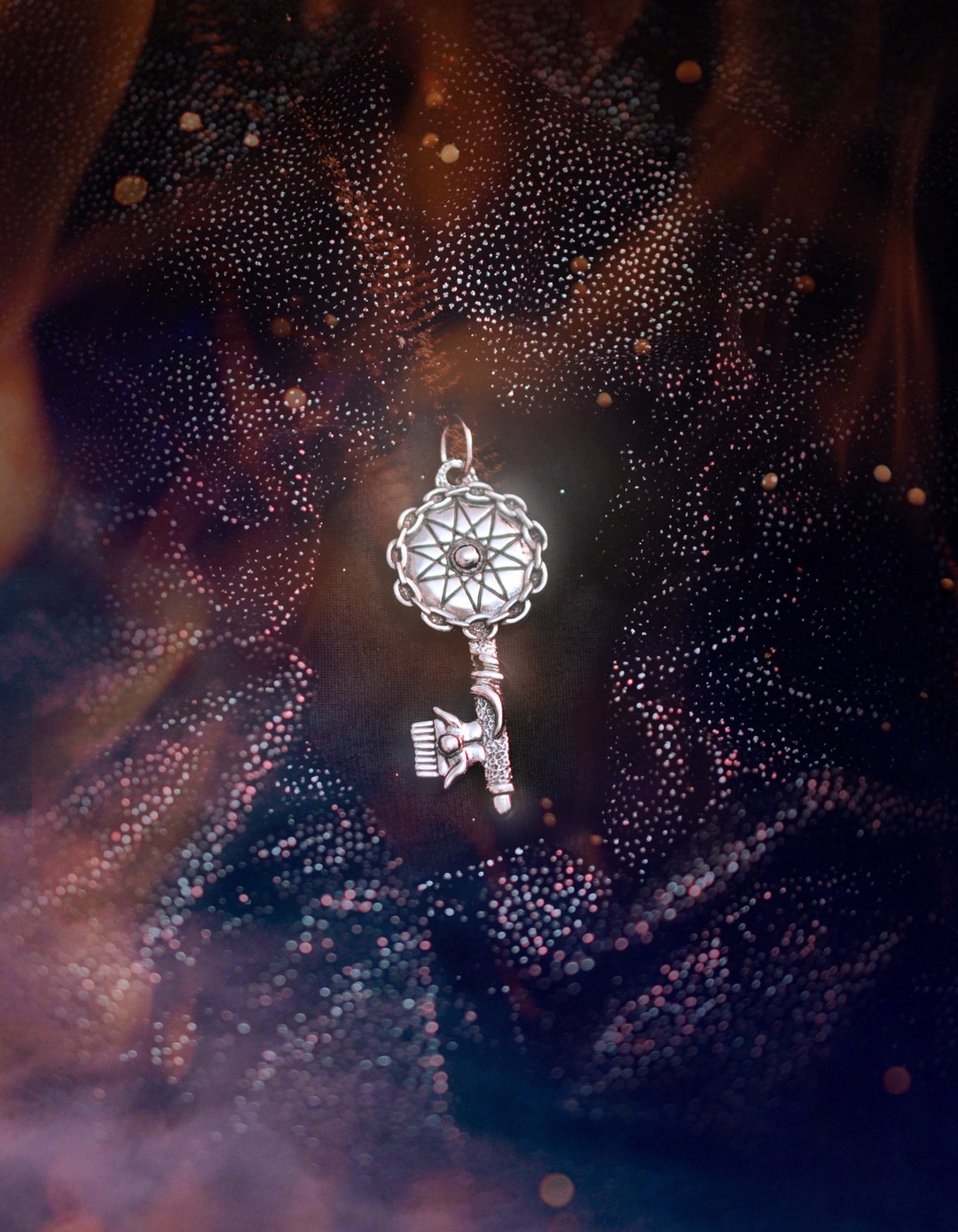 The Freedom Key Talisman, 925 Sterling Silver, Liberation, Snake ...