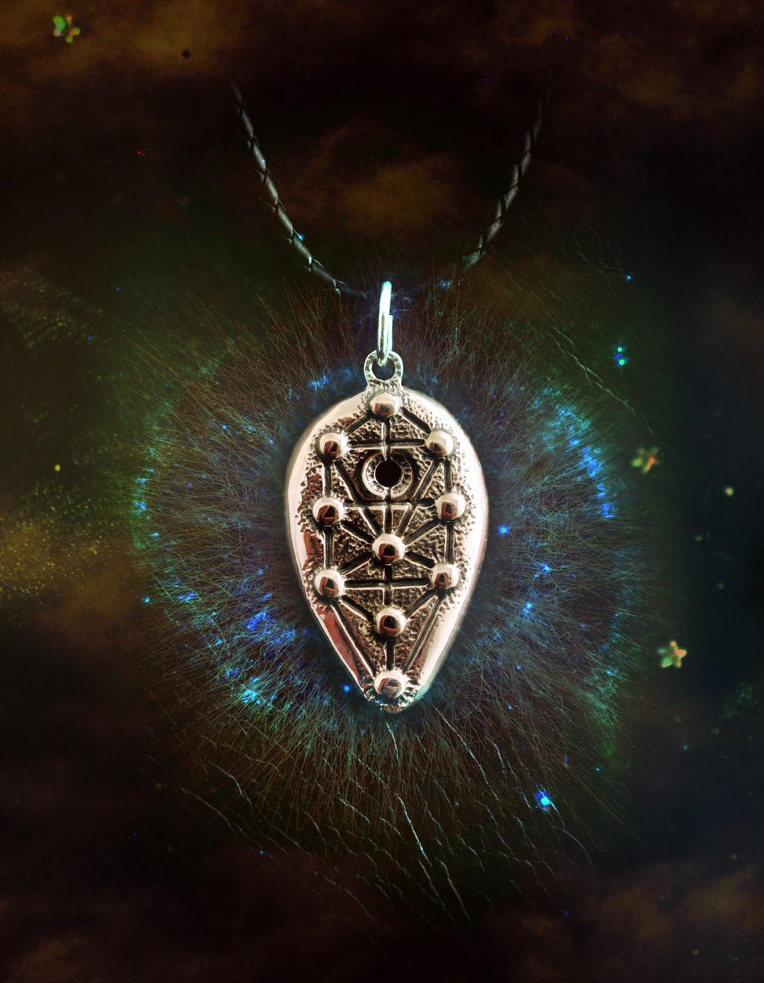 Becoming the Quabalah Tree Pendant, 925 Silver Jewelry, Kabbalah ...