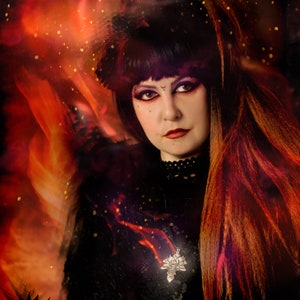 Lucifer the Great Torchbearer Pendant, 925 Sterling Silver, Eosphoros ...