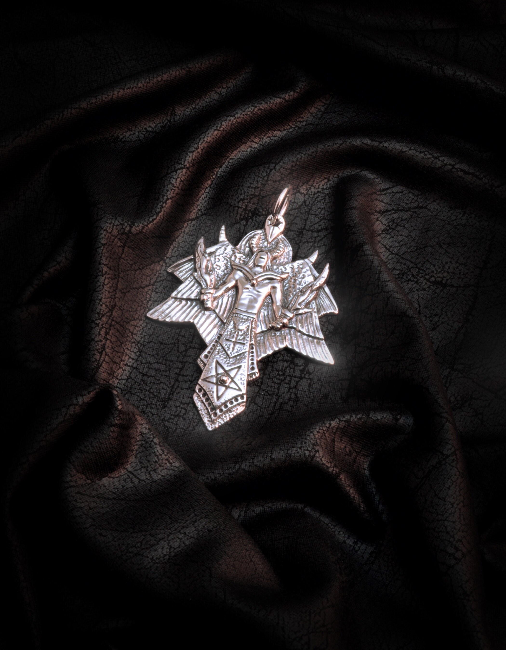 Lucifer the Great Torchbearer Pendant 925 Sterling Silver | Etsy