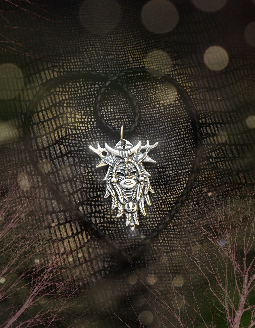 Elen of the Ways Talisman, 925 Sterling Silver, Wild Goddess, Eagle ...