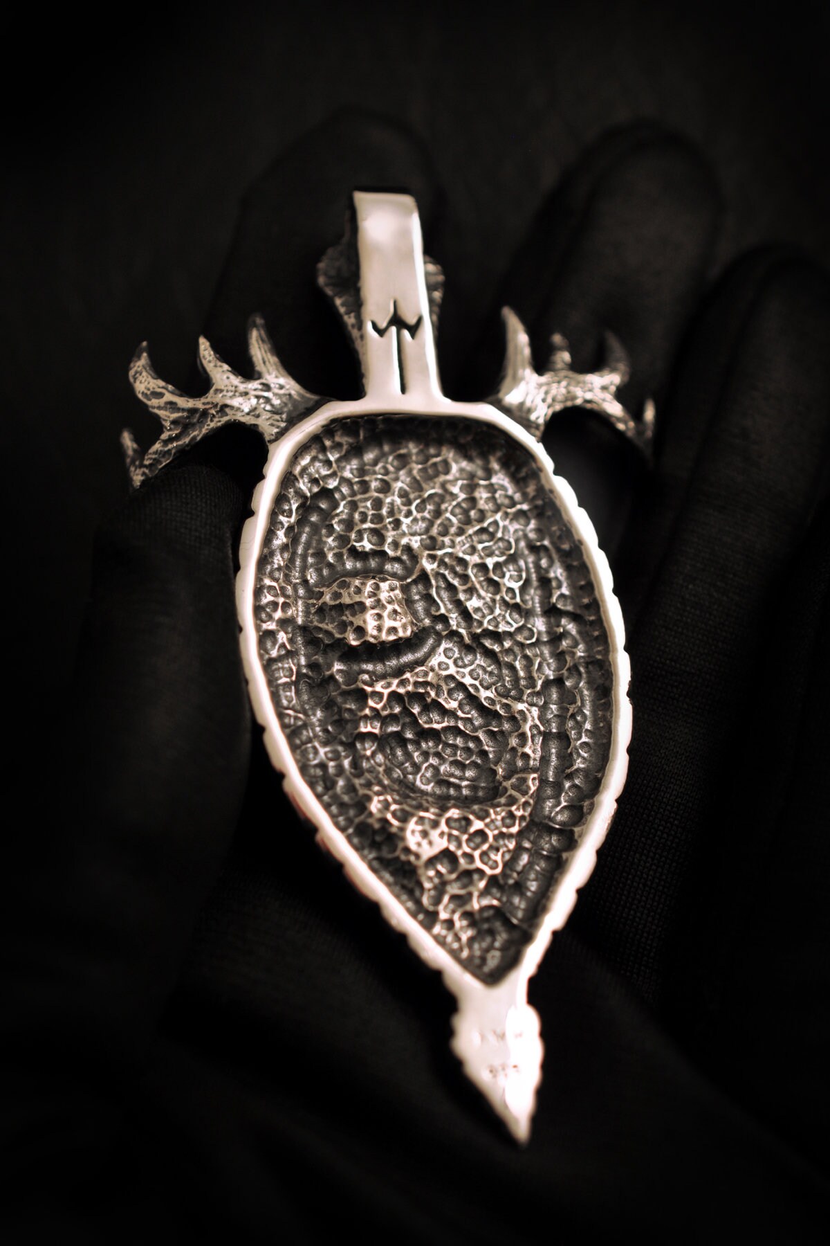 Hela the Horned One Pendant 925 Sterling Silver Hel Ear | Etsy