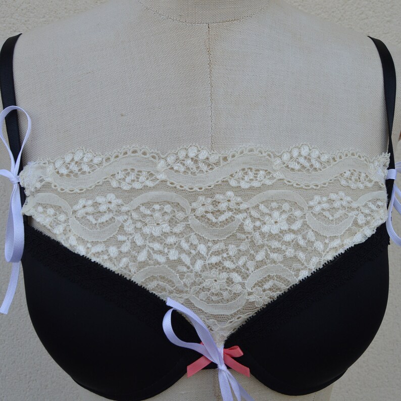 Modesty Panel Lace Bra Insert Camisole Neckline Surgery - Etsy