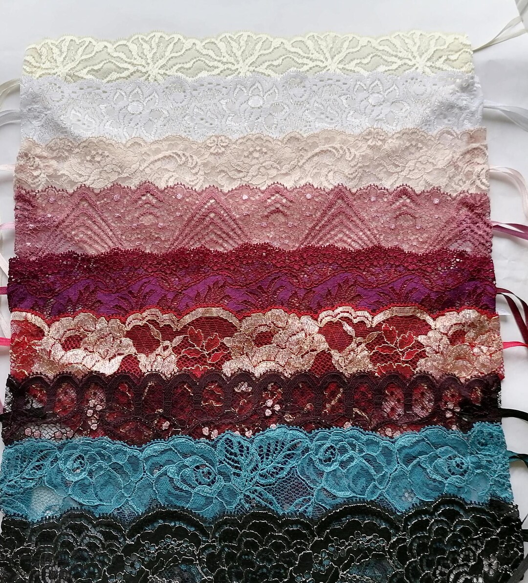 35cm Lot Modesty Panel Lace Bra Insert Camisole Neckline Surgery ...