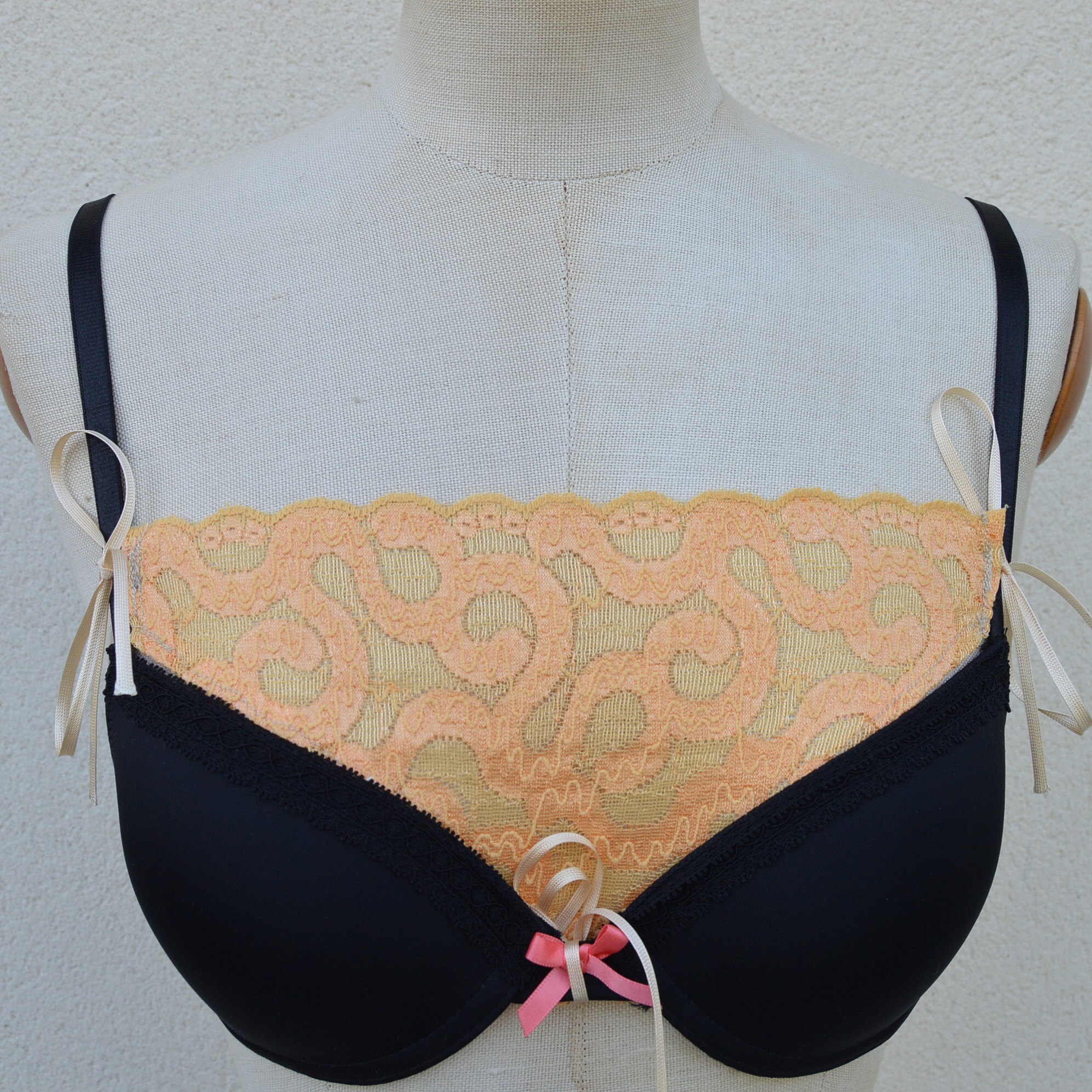 Modesty Panel Lace Bra Insert Camisole Décolleté Surgery - Etsy UK