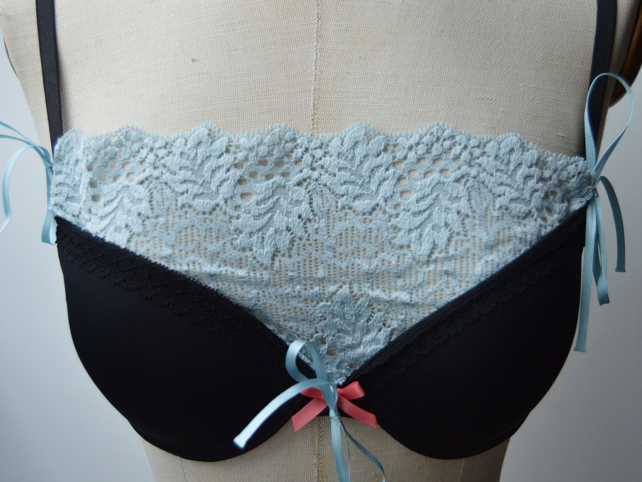 Modesty Panel Lace Bra Insert Camisole Décolleté Surgery - Etsy UK