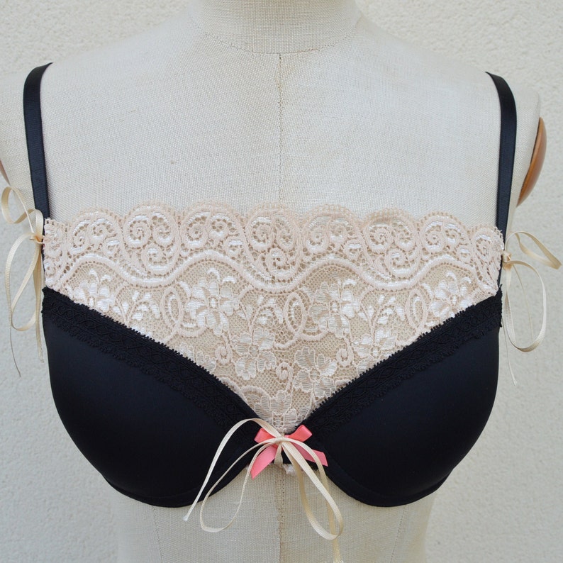 Modesty Panel Lace Bra Insert Camisole Neckline Surgery - Etsy