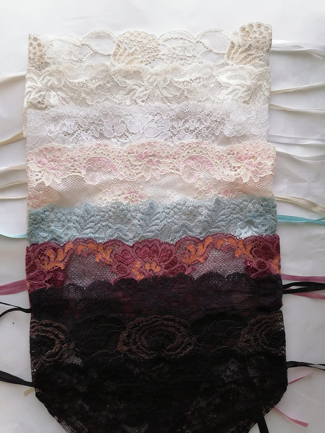 Modesty Panel Lace Bra Insert Camisole Neckline Surgery Removable Strap ...