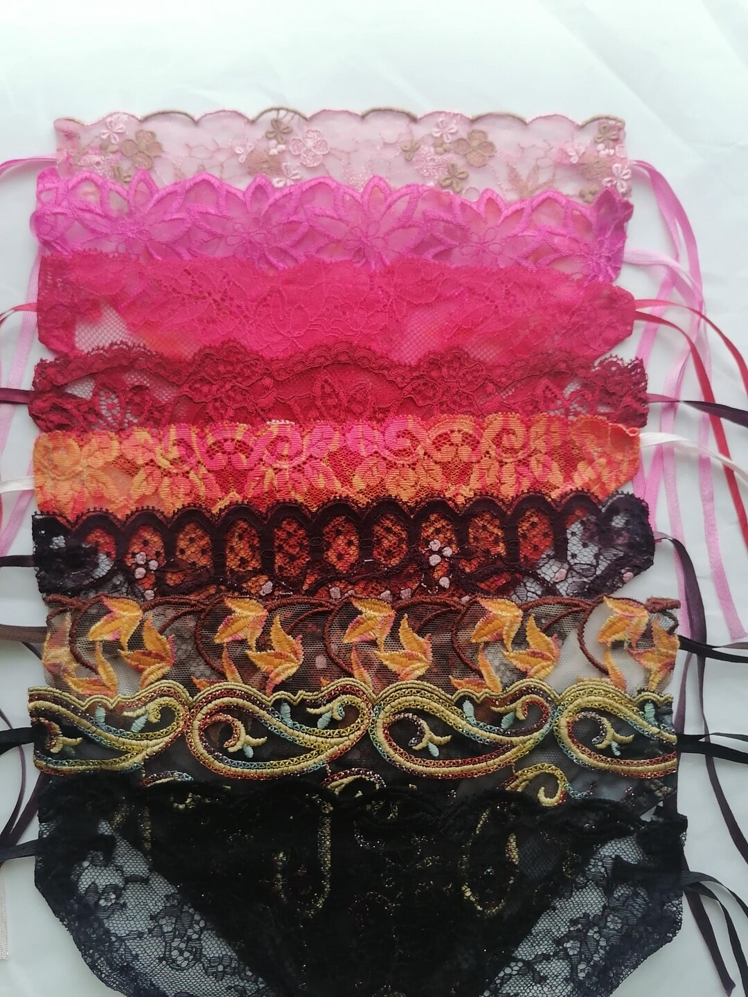 27cm Modesty Panel Lace Bra Insert Camisole Surgery Neckline Removable ...