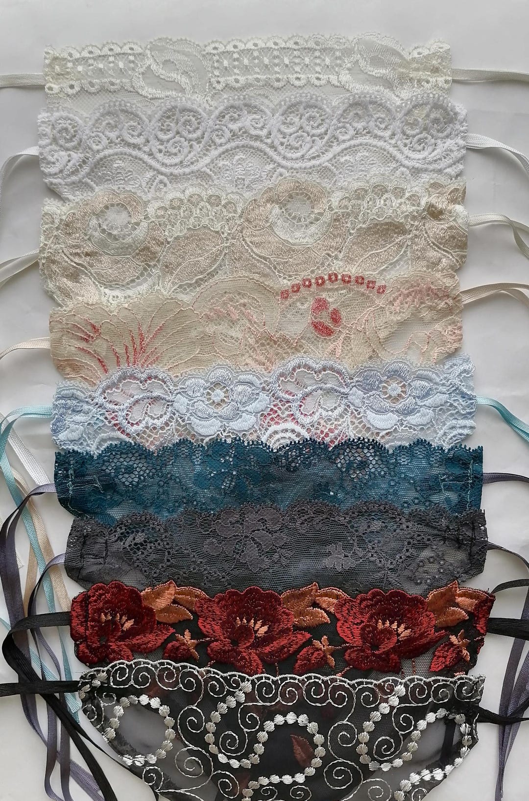 22cm Modesty Panel Lace Bra Insert Camisole Neckline Surgery Removable ...