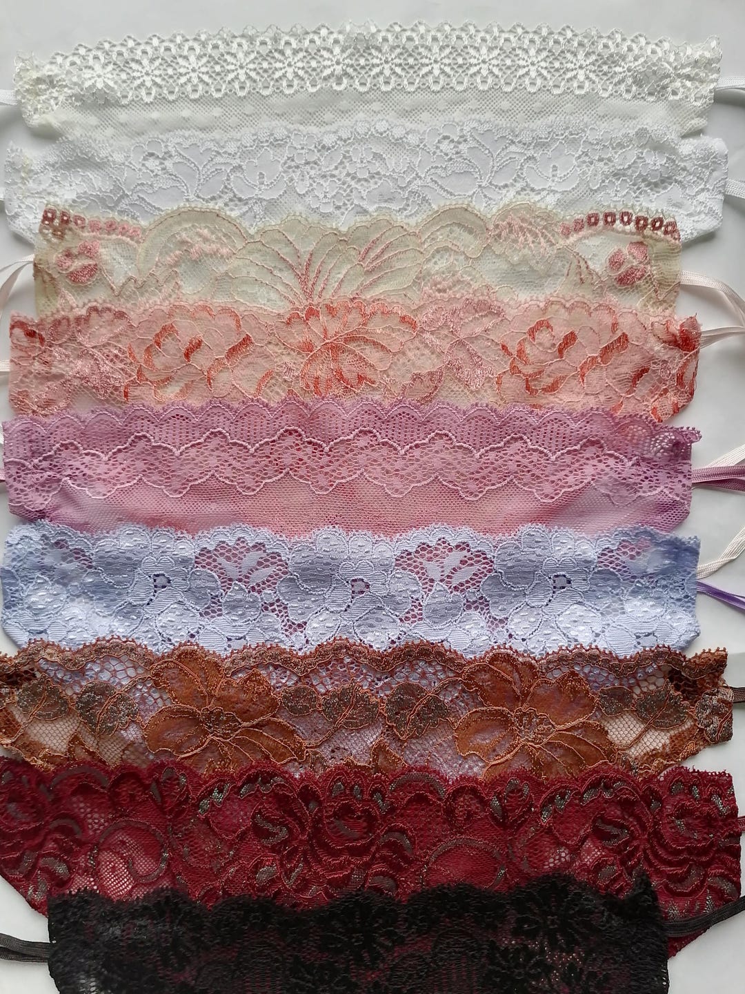 Modesty Panel Lace Bra Insert Camisole Neckline Surgery Removable Strap ...