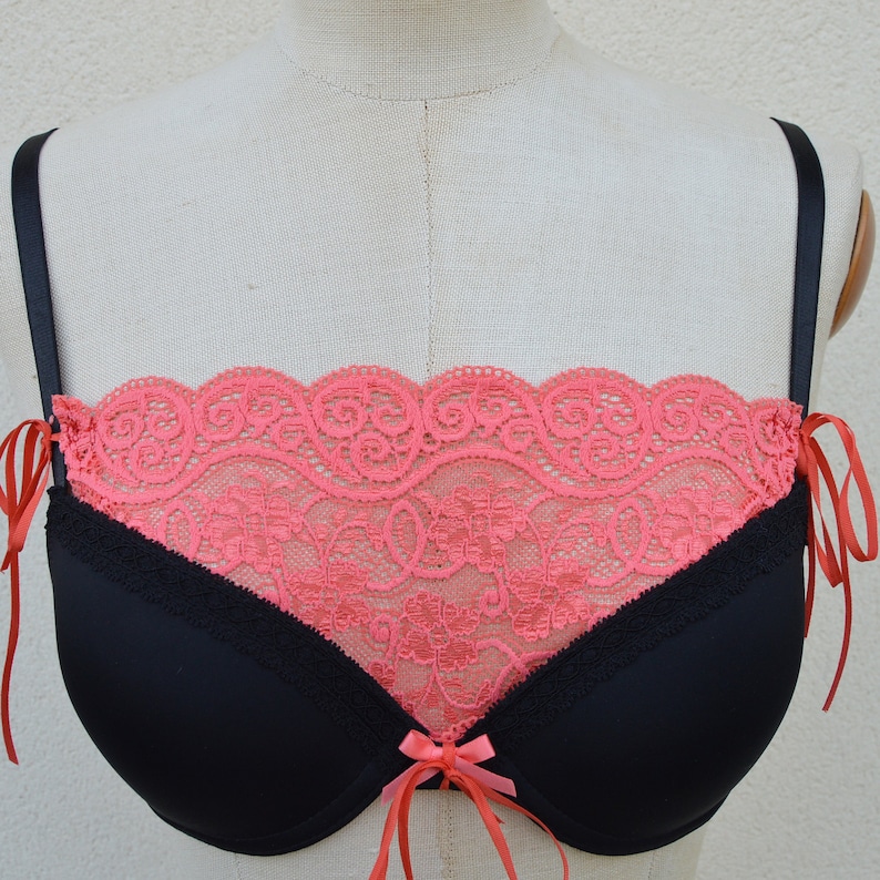 Modesty Panel Lace Bra Insert Camisole Neckline Surgery - Etsy