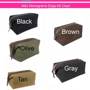 Monogrammed Men's Shaving Kit - Men's Toiletry Bag - Monogrammed Men's ...