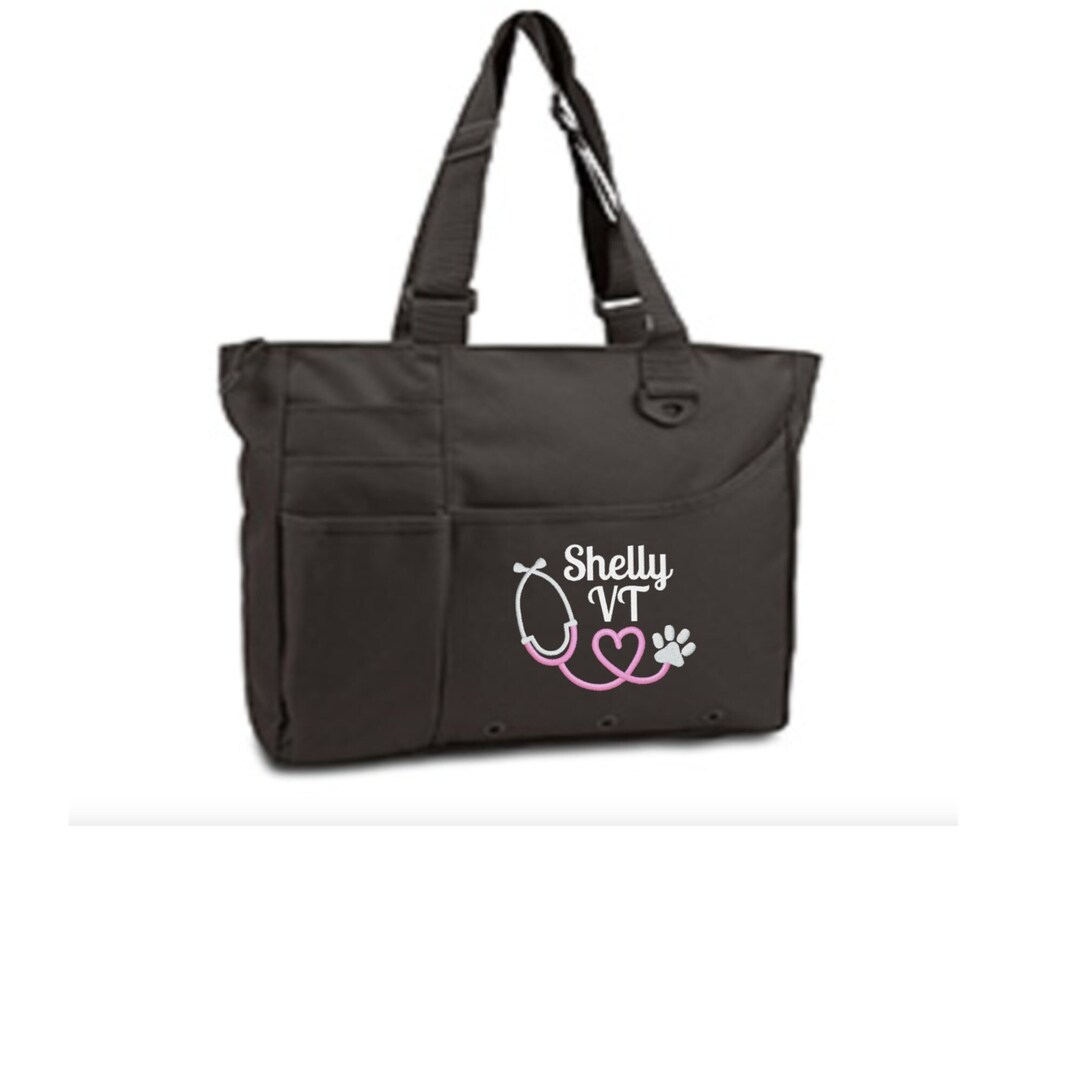 Personalized Vet Utility Bag - Monogrammed Vet Tech Utility Bag - Vet ...