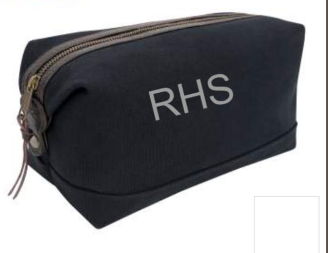 Monogrammed Men's Shaving Kit - Men's Toiletry Bag - Monogrammed Men's ...