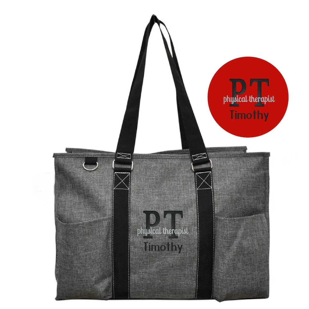 PT Tote Bag Personalized Physical Therapy Bag Physical Therapist Tote ...