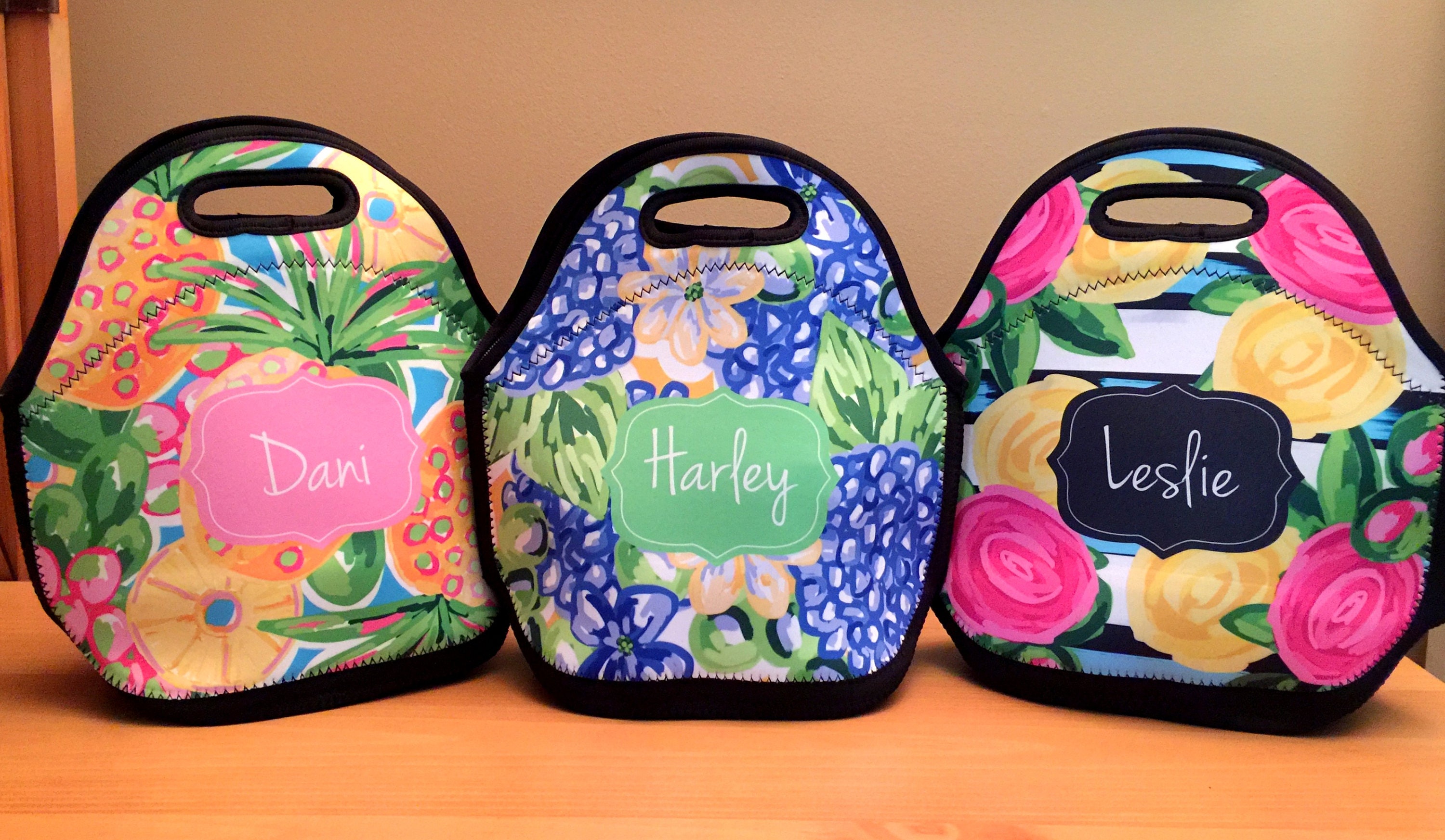 Monogram Lunch Bags For Women | semashow.com