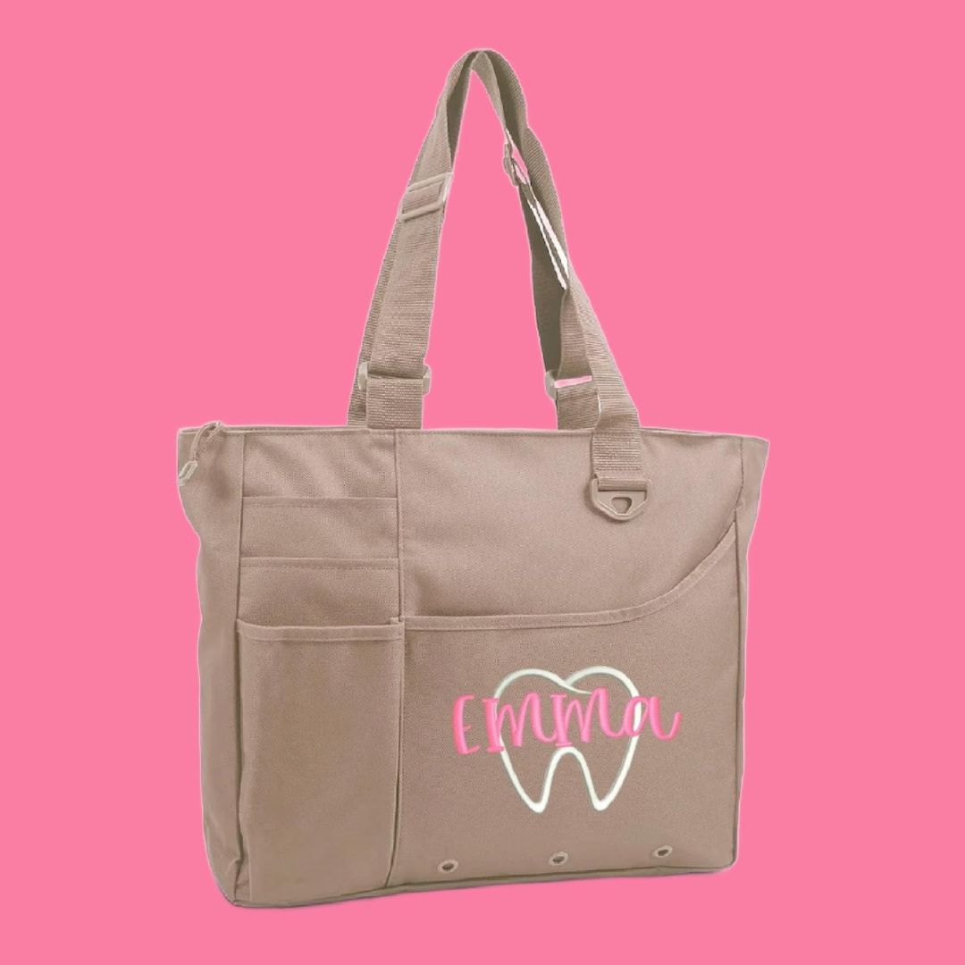 Personalized Dental Tooth Bag - Gift for Dental Workers - Dental ...