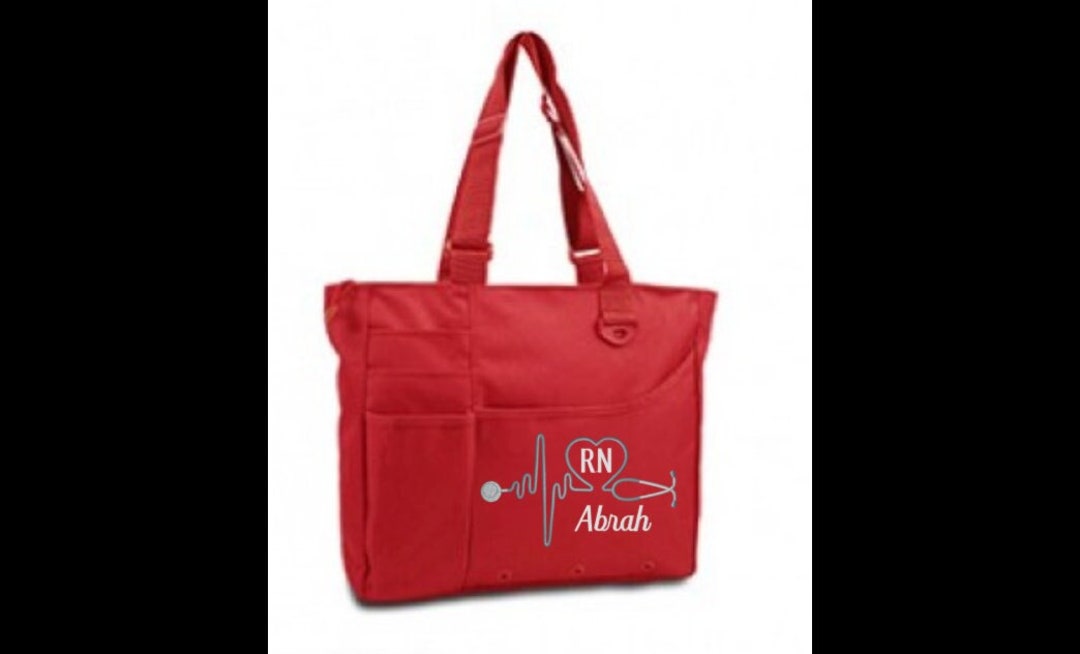 Personalized Nurse Totes Nurse Gift Nurse Utility Bag Nurse Duffel ...