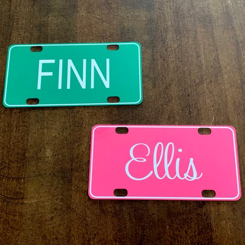 Personalized Mini License Plate | Etsy