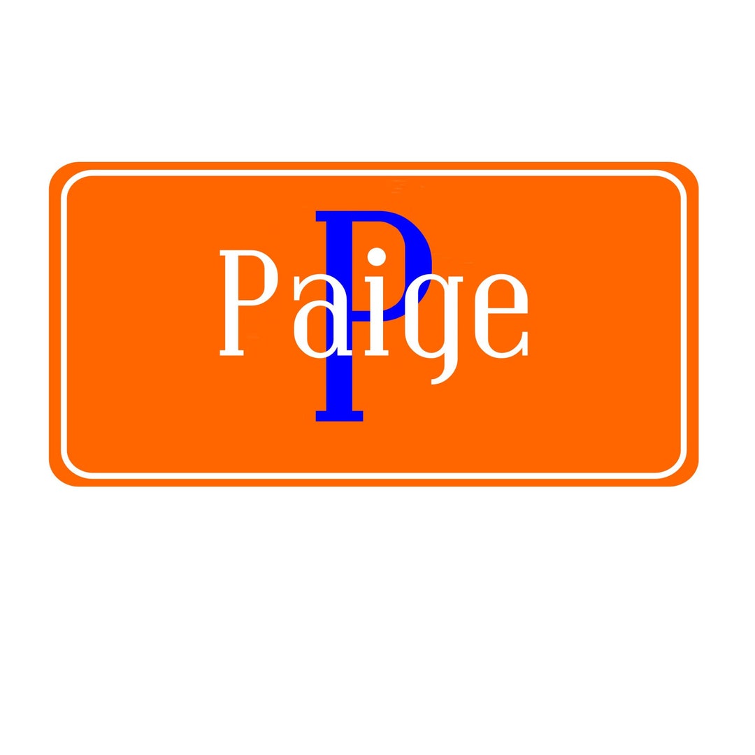 Personalized Mini License Plate Solid Colored Mini License Plate ...