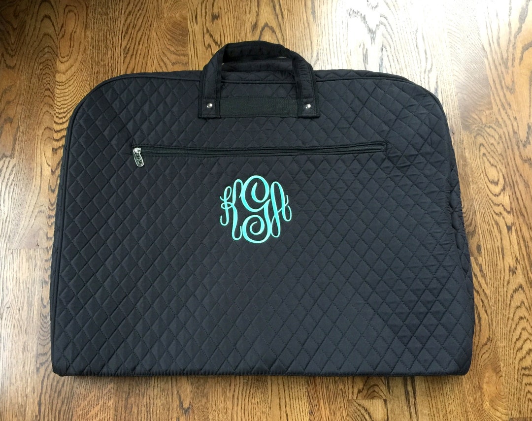 Monogram Garment Bag - Personalized Quilted Garment Bag - Cheer Dance ...