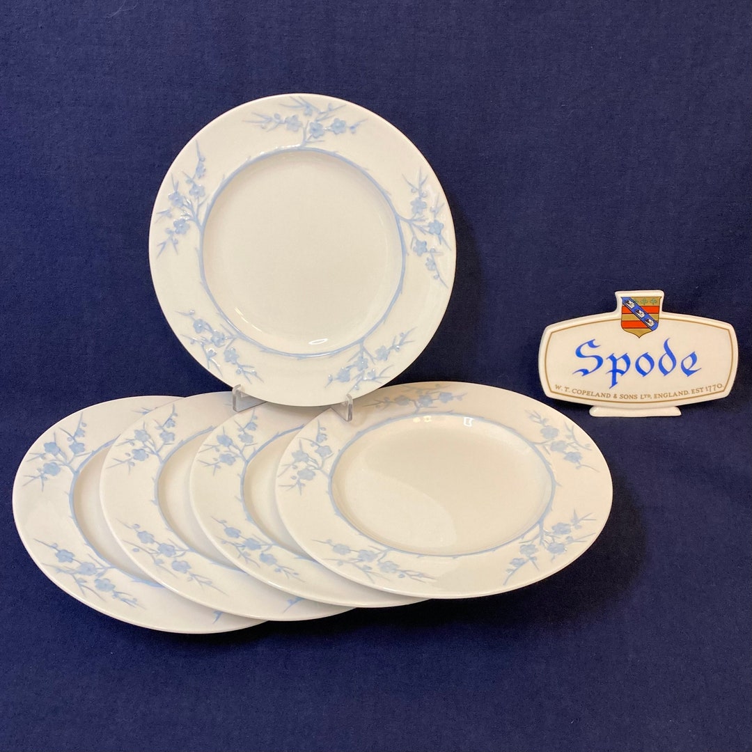 SPODE GEISHA BREAD Plates Set of 5 - Etsy