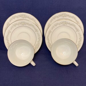 NORITAKE DONEGAL TEA Pair of Daisy Pattern Tea & Dessert Trios - Etsy