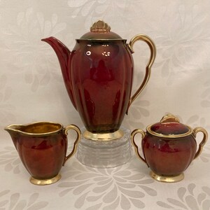 CARLTONWARE ROUGE ROYALE Coffee / Tea Set - Etsy