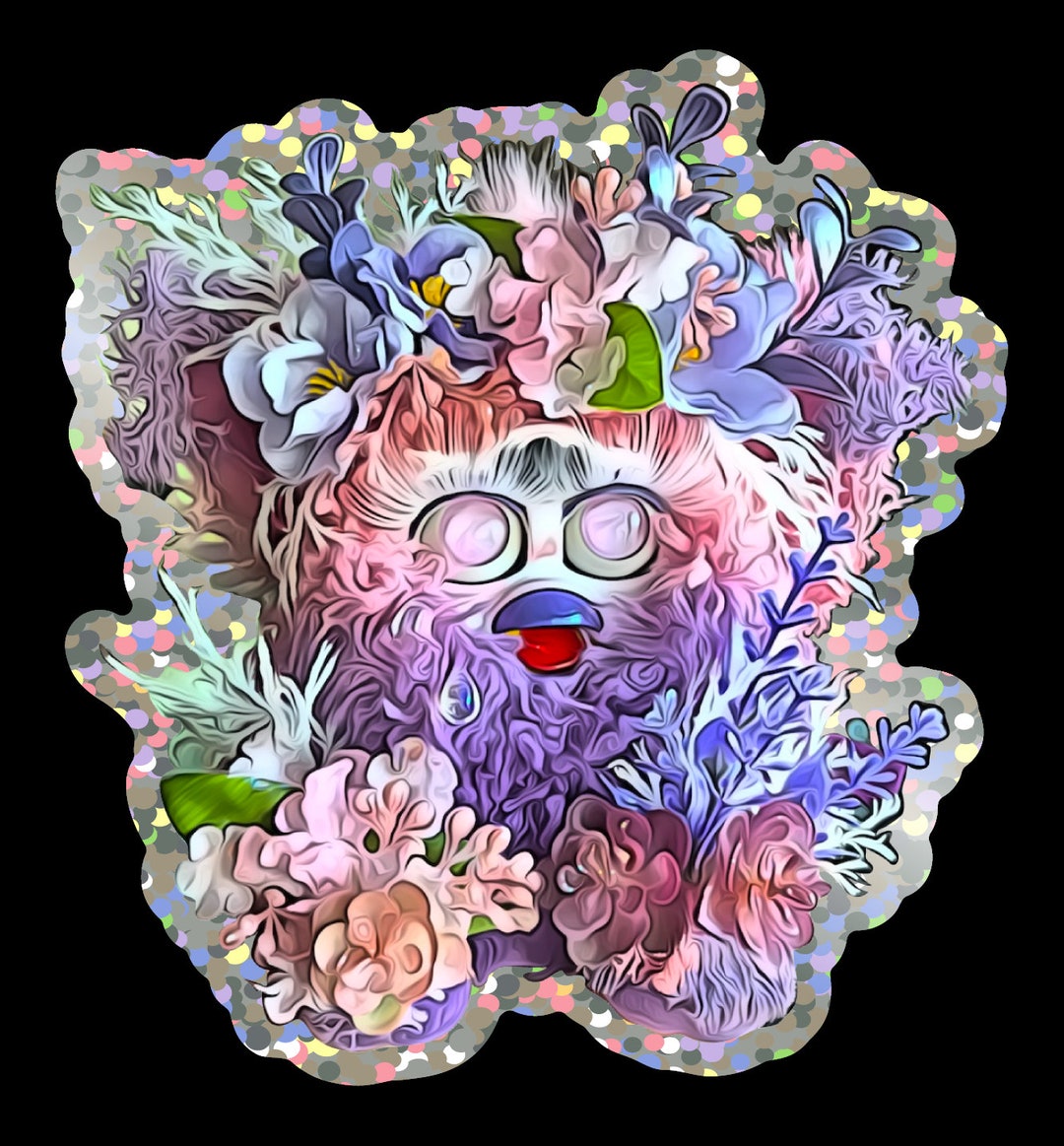 Glitter Vinyl Sticker | Pastel Furby Baby Custom Design | Boneburrow ...
