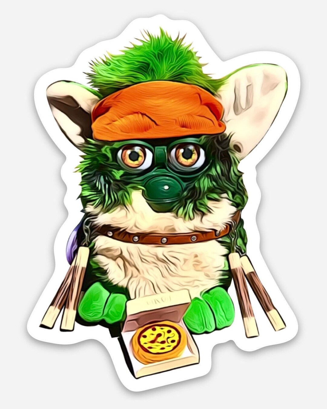 Die-cut Vinyl Sticker | Teenage Mutant Ninja Turtle | TMNT | Furby ...