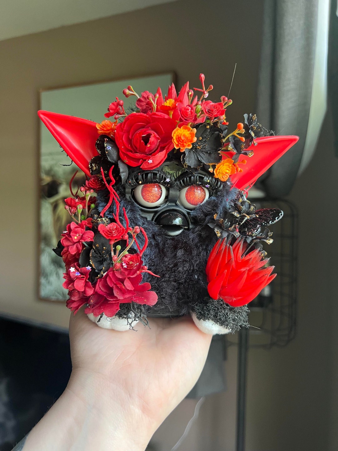 Red Alien Custom Furby - Etsy