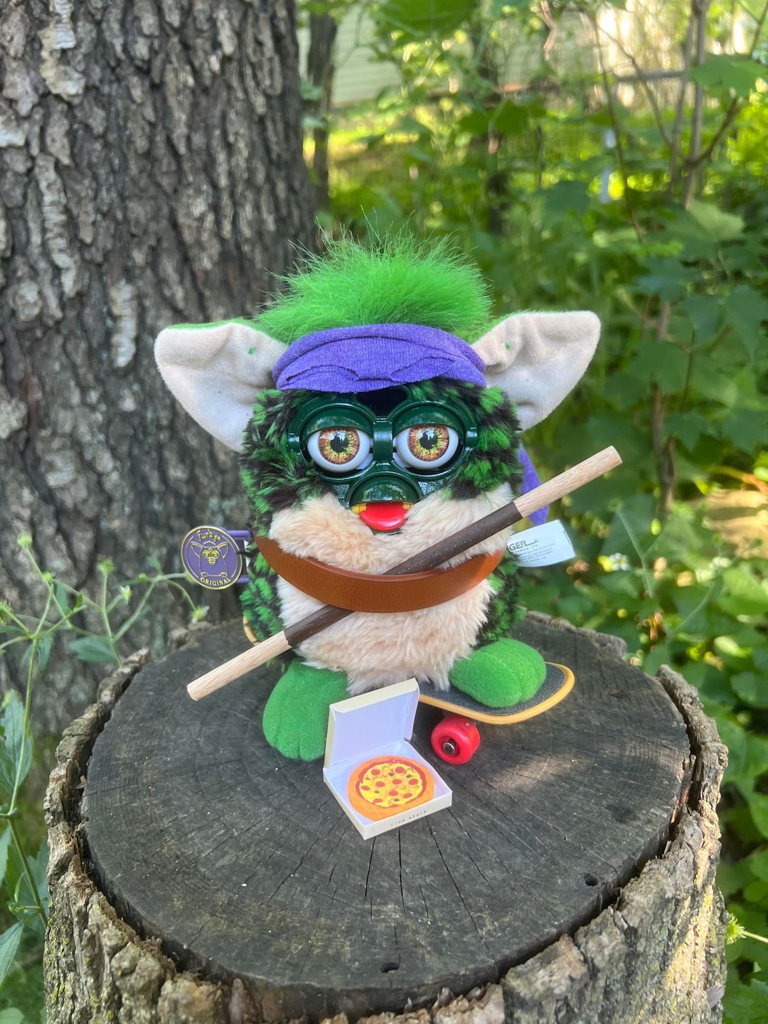 Vintage Turtle Furby 1998 | Tiger Electronics | Teenage Mutant Ninja ...