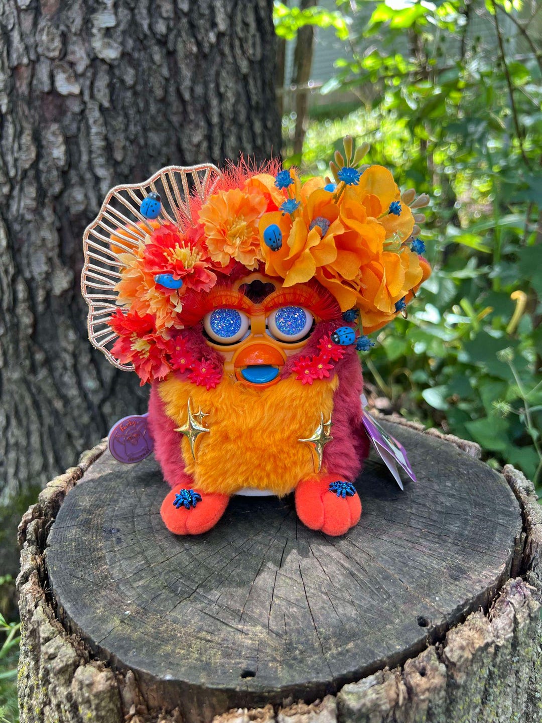 Vintage Furby 1998 | Tiger Electronics | Orange & Blue | Boneburrow ...