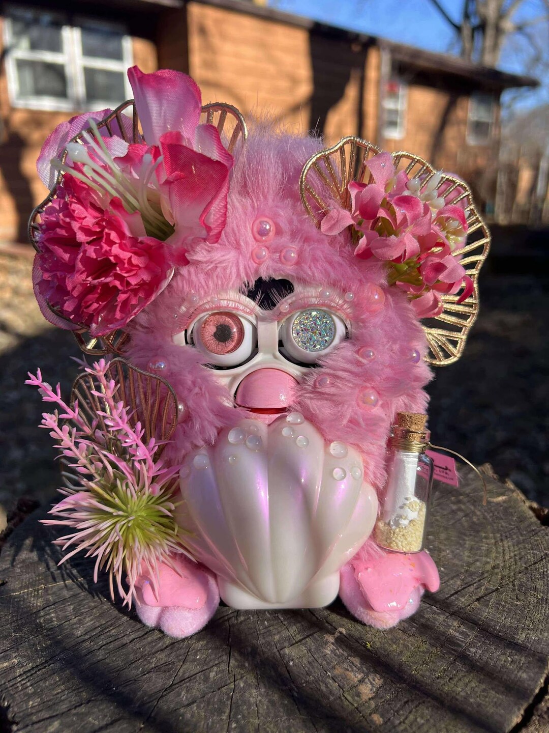 Vintage Furby 1998 | Tiger Electronics | Boneburrow | Pink Shell | NON ...