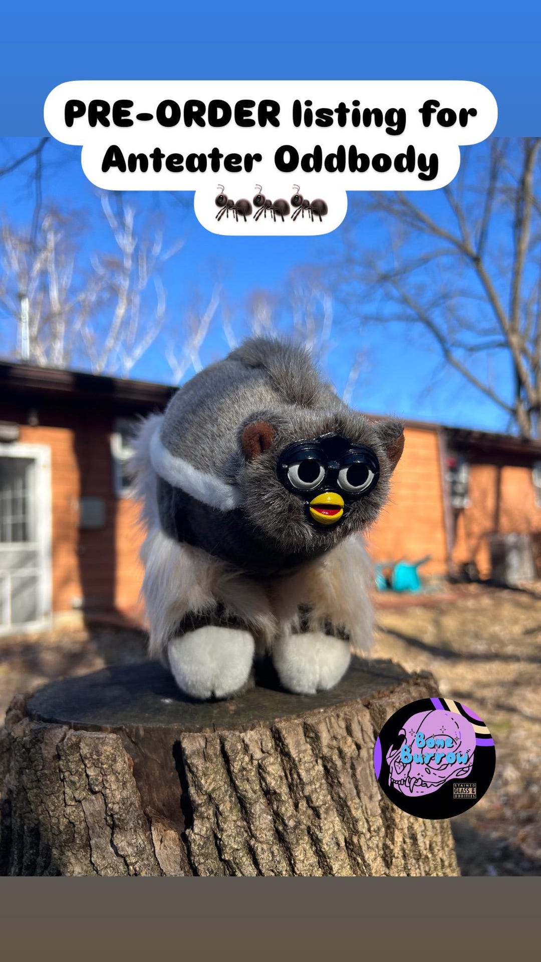 MADE-TO-ORDER Furby-inspired Oddbody Ooak Collectible Plushie ...