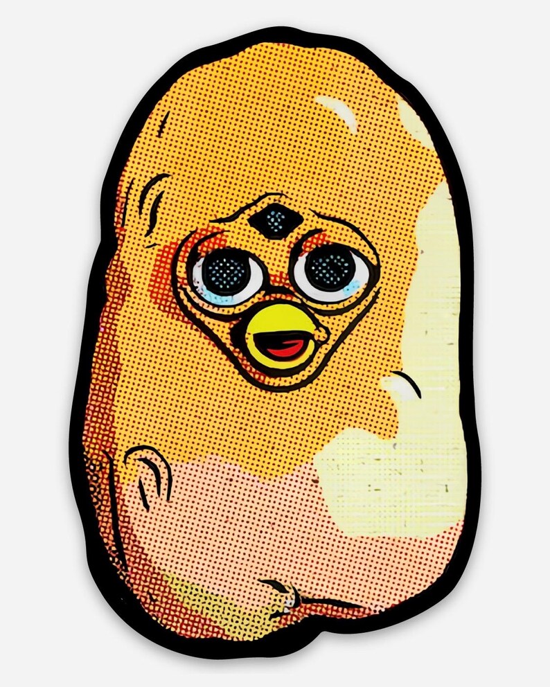 Die Cut Vinyl Sticker | Potato Oddbody Custom “furby” Design ...